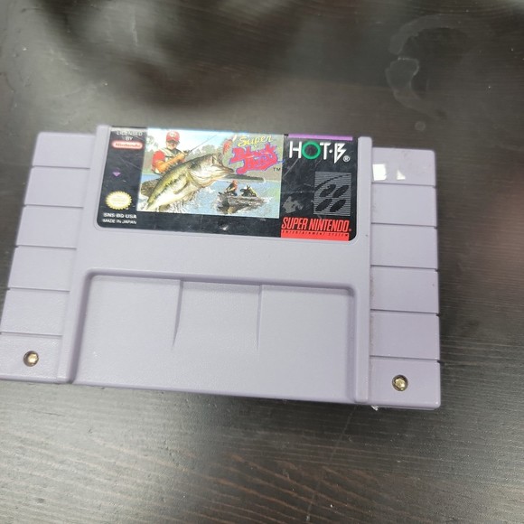 Nintendo | Video Games & Consoles | Super Black Bass Snes Game | Poshmark